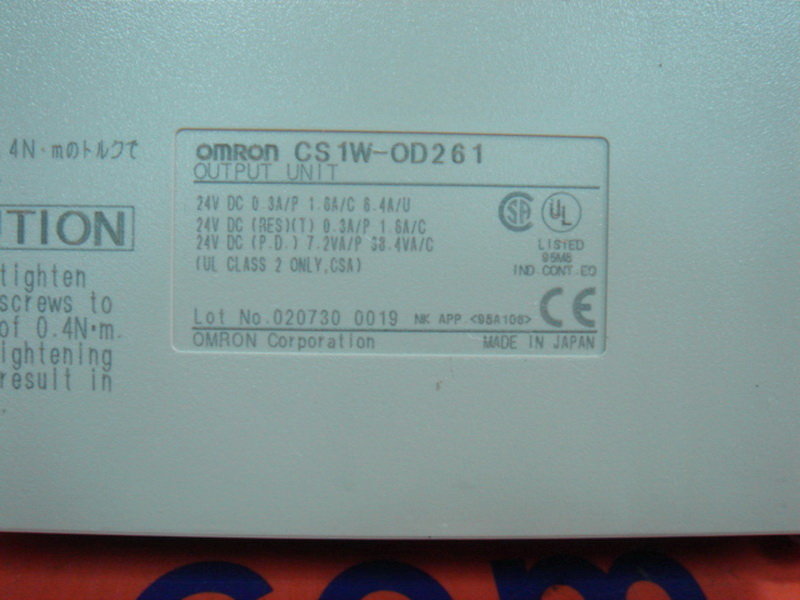 Omron Cs1w Od261 裕益科技自動化設備可程式編碼器plc分散式控制系統dcs